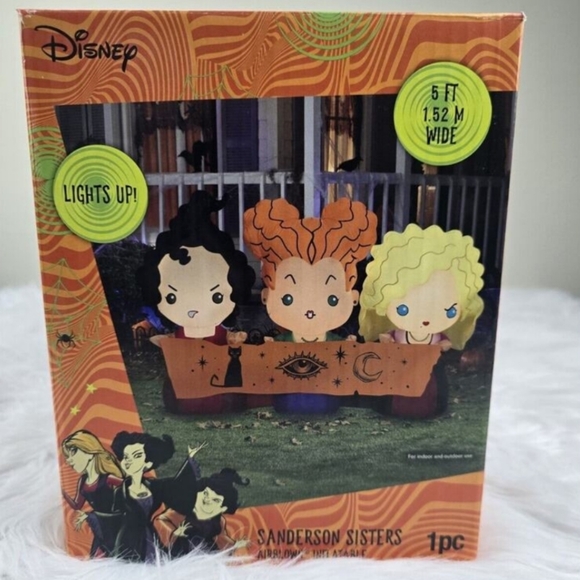 Gemmy | Holiday | New Disney Hocus Pocus 5ft Sanderson Sisters ...